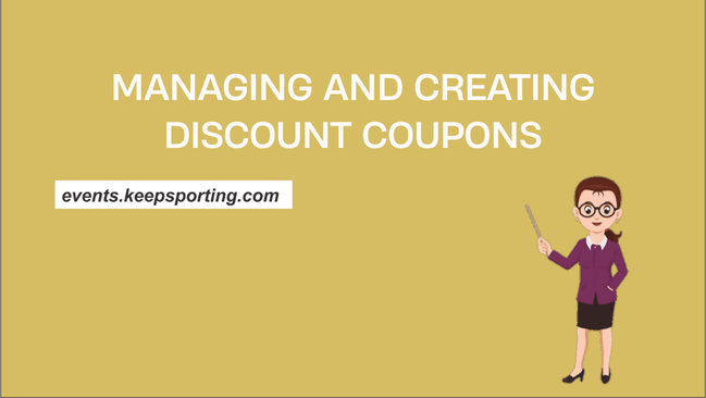 How to Manage and Create Discount Coupons for Sports Events