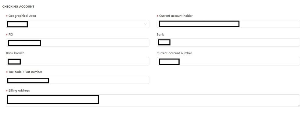 Set Up Bank Account Details on Keepsporting